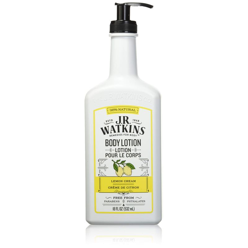 J.R. Watkins Daily Moisturizing Lotion (Lemon Cream) - 18 Ounces ...