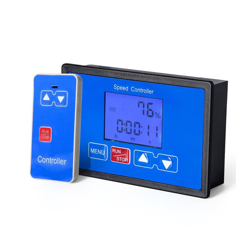 DEWIN DC Motor Speed Controller, 0-100% Adjustable Wireless Remote ...