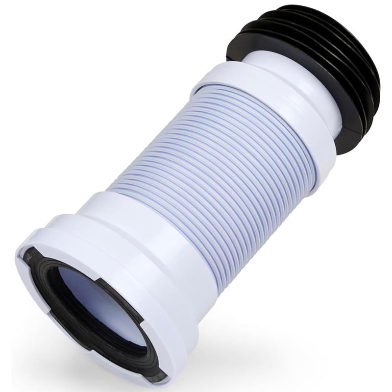 Toilet Waste Pipe Connector 260mm-500mm Toilet Pan Connector Universal ...