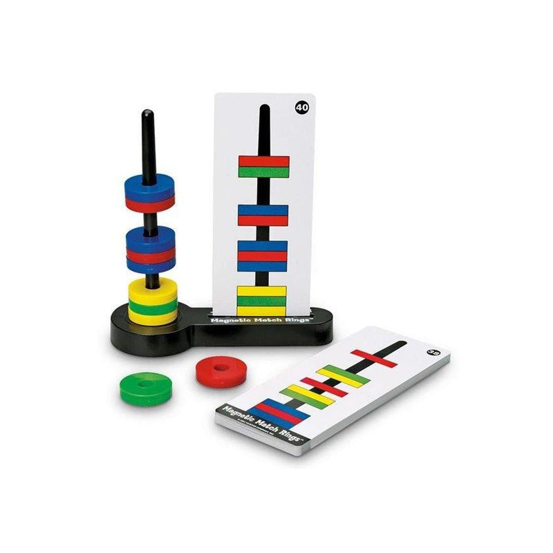 Magnetic Match Rings, Magnet Matching Game STEM Learning Toy for Kids ...