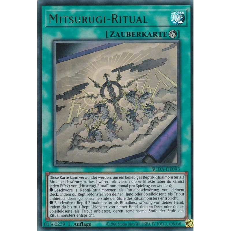 SUDA-DE095 - Mitsurugi Ritual - Ultra Rare - German - 1st Edition ...