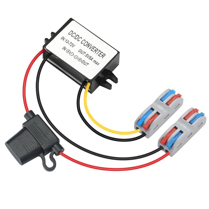 5V Converter Regulator 5A 25W Power Adapter Buck Converter MZHOU DC 10 ...