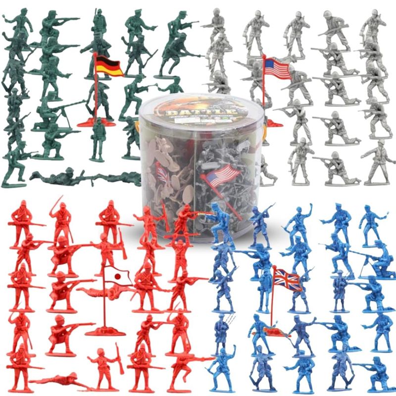 Liberty Imports 200 PCS Army Men Toy Soldiers Military Action Figures ...