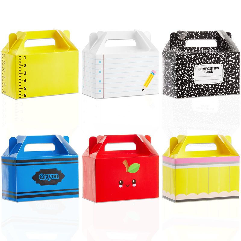 24Pcs Back to School Gift Boxes First Day of School Party Treat Boxes ...