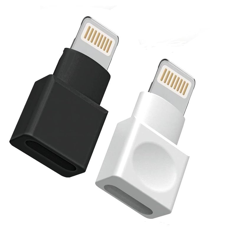 WILLMLEGED Lightning Male to Female Extender Adapter, 2Pack iPhone ...