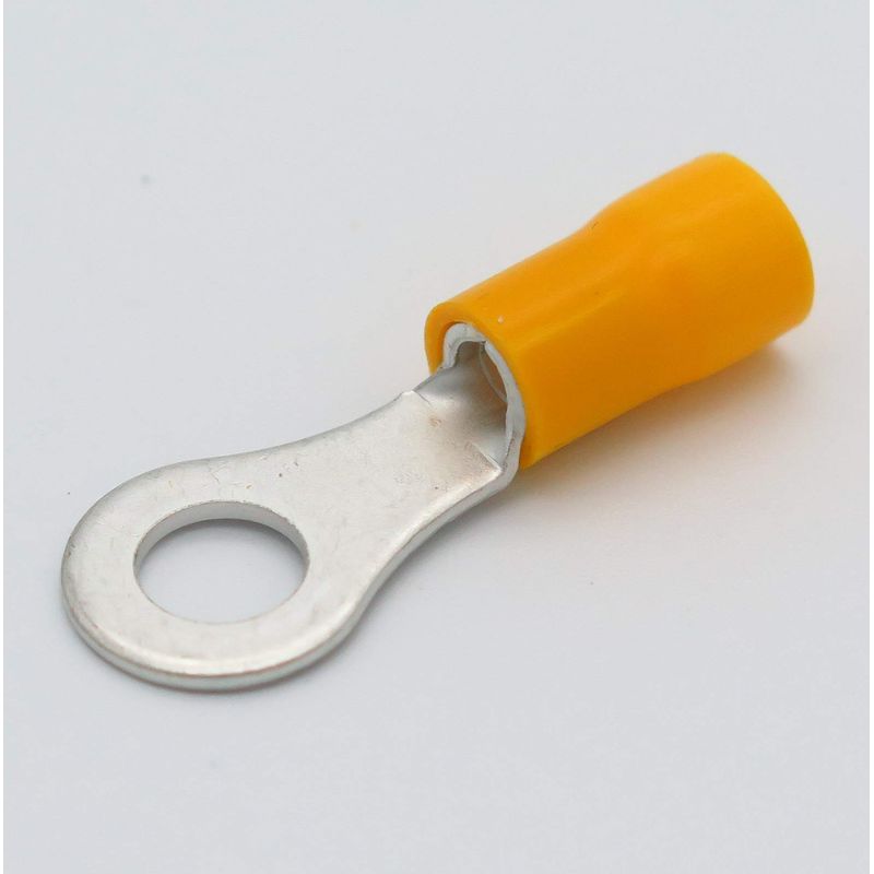 Crimp Terminals/Electrical Connectors for Wiring - 50x Insulated Ring ...