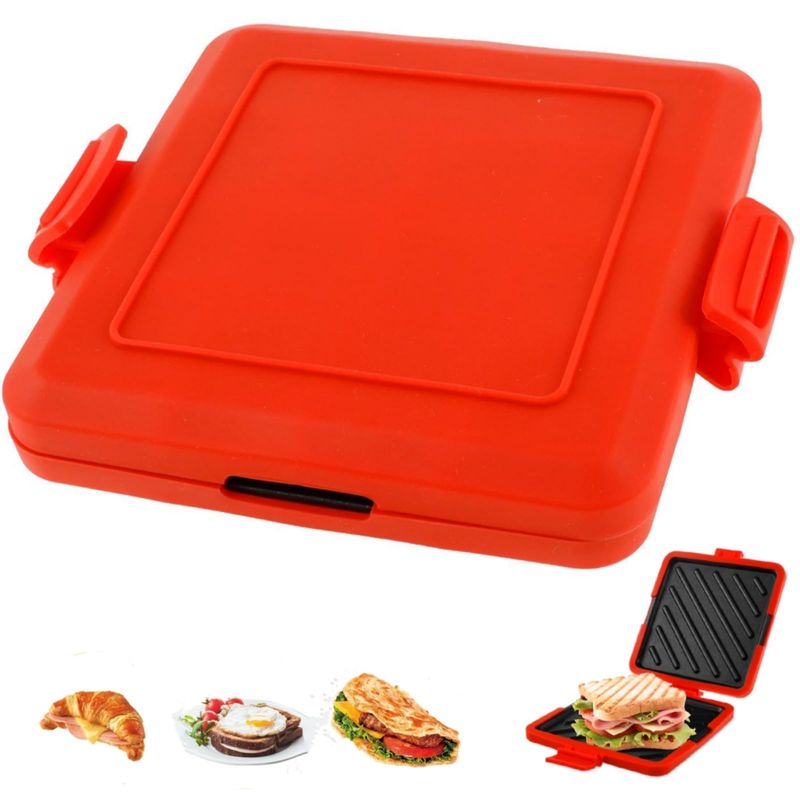 Microwavable Toastie Maker, Microwave Toasted Sandwich Maker Wireless ...