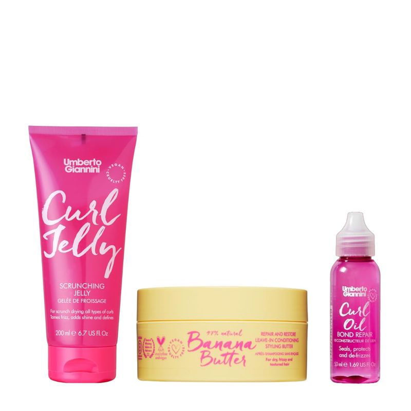 Curl Type 4 Trio, Styling Routine for Type 4a-4c Curls, Frizz-Free ...