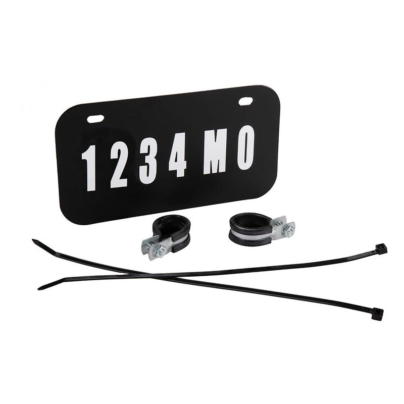 Raider FS-12000 ATV/UTV License Plate Kit with Numbers and Letters ...