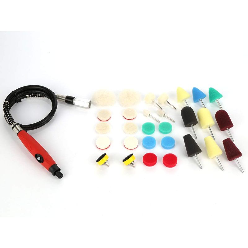 Micro Polisher for M14 Spindles with Various Buffs, 30 Piece Set ...