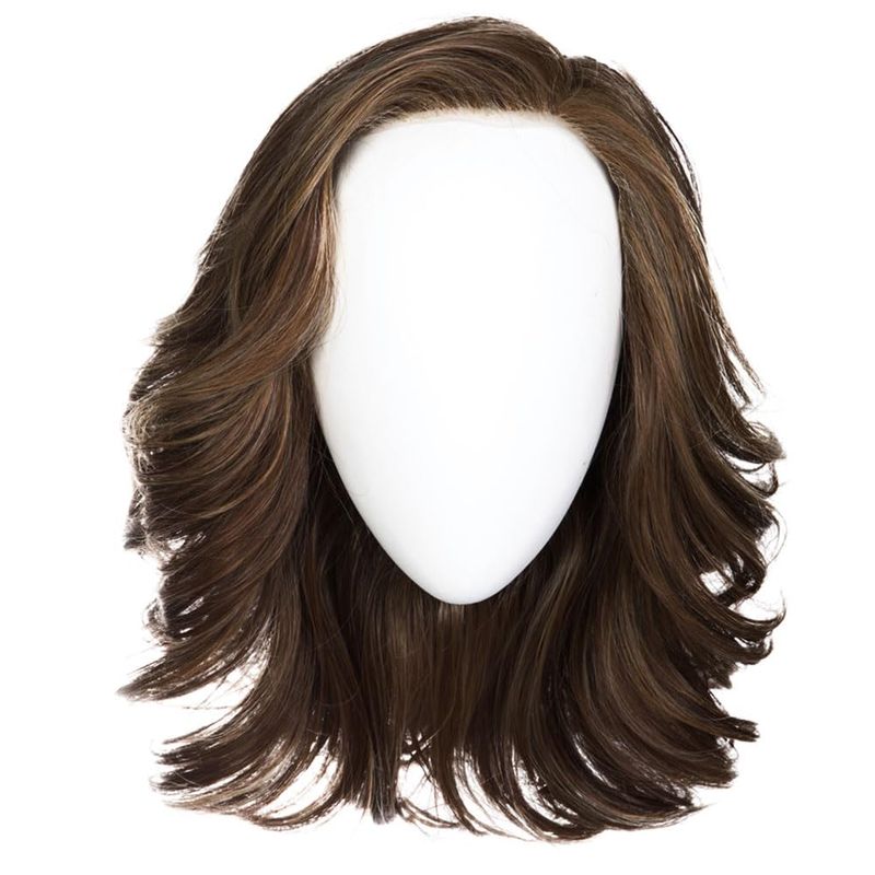 Raquel Welch Flip The Script Mid-Length Layered Wig With Lace Front and ...