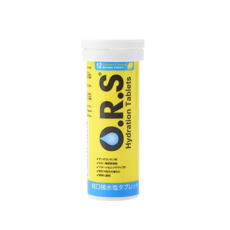 O.R.S Oral Rehydration Salt Tablets 12 Tablets (lemon) - Online ...