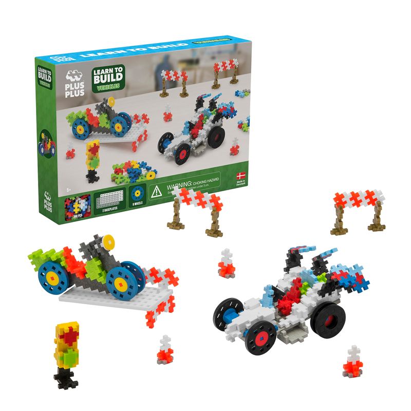 PLUS PLUS - Learn to Build Vehicles, 360 Pieces - Construction Building ...