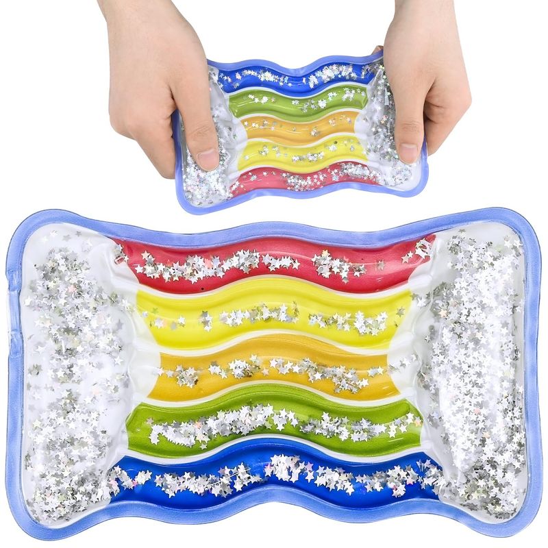 Sayudar Autism Sensory Squeeze Toys, Attention Coloured Tactile Fidget Toys, Rainbow Toddler ...