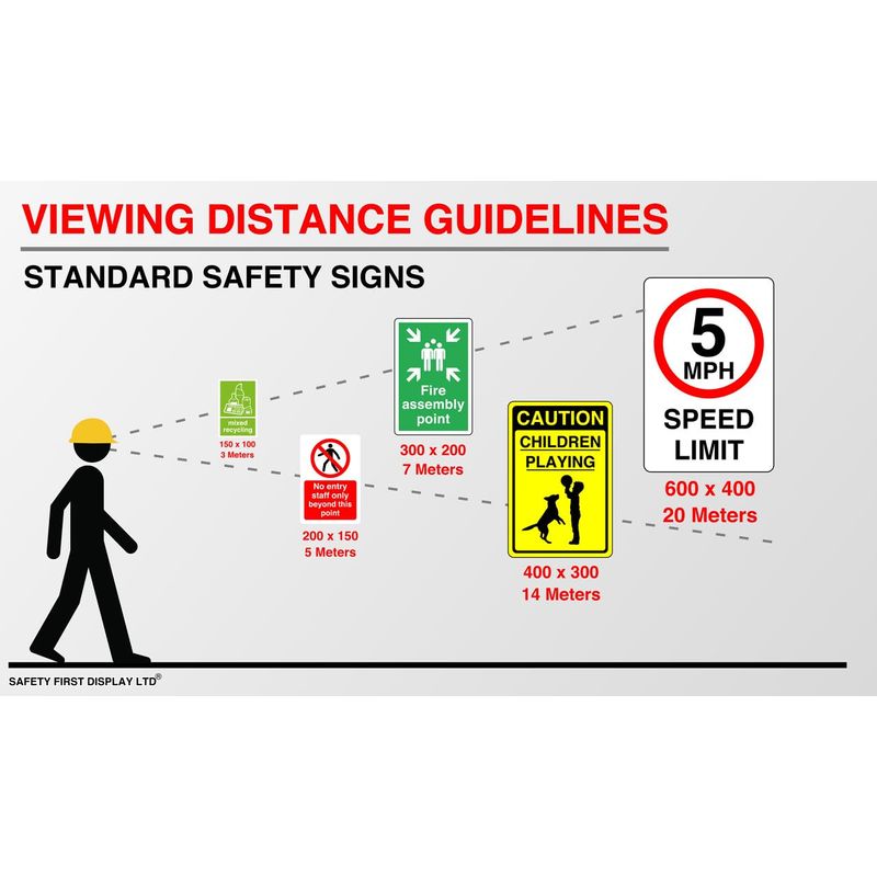 Fire assembly point arrow left sign - safety sign - business signs ...