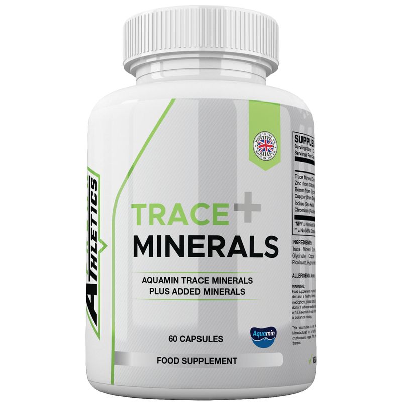Trace Minerals + 60 Capsules - Aquamin Trace Minerals a 70+ Nutrient ...