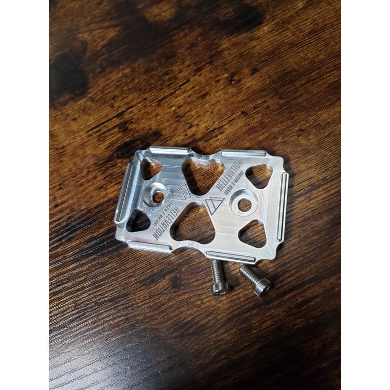 Fiber laser engraving business card fixture - CNC machined aluminum ...
