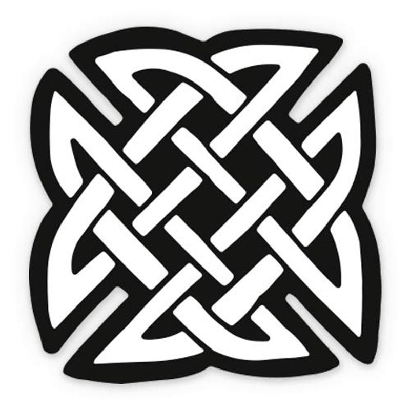 GT Graphics Celtic Knot - 3" Vinyl Sticker - for Car Laptop I-Pad Phone ...