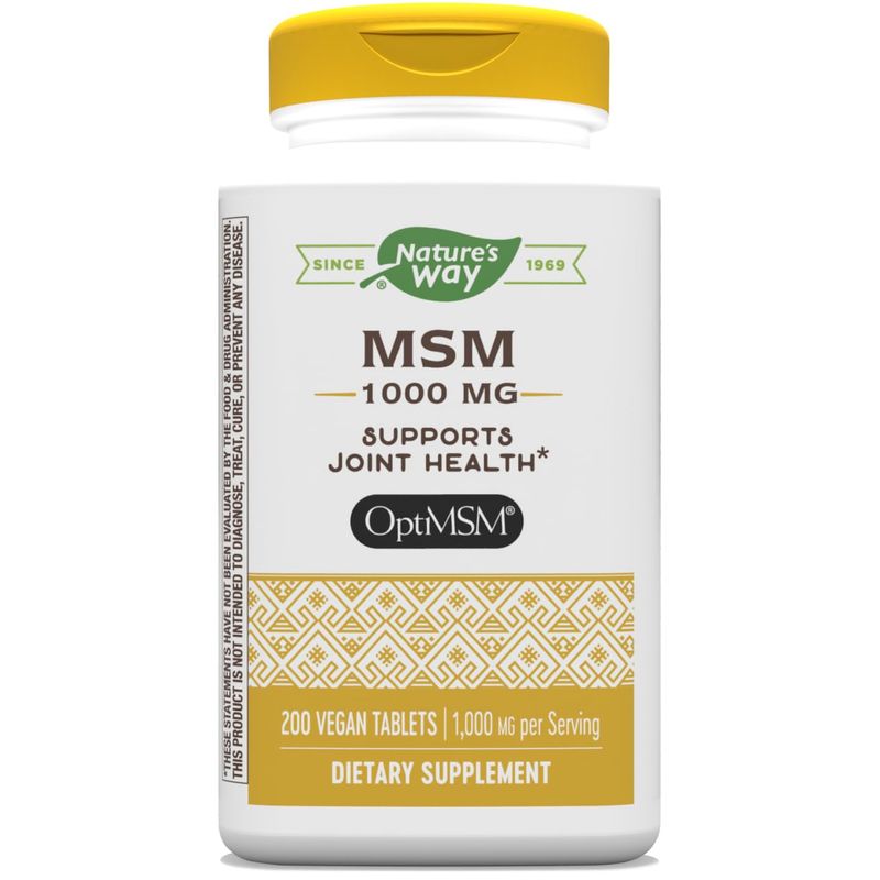Nature's Way MSM 1000 mg - Joint Health Supplement* - With ...