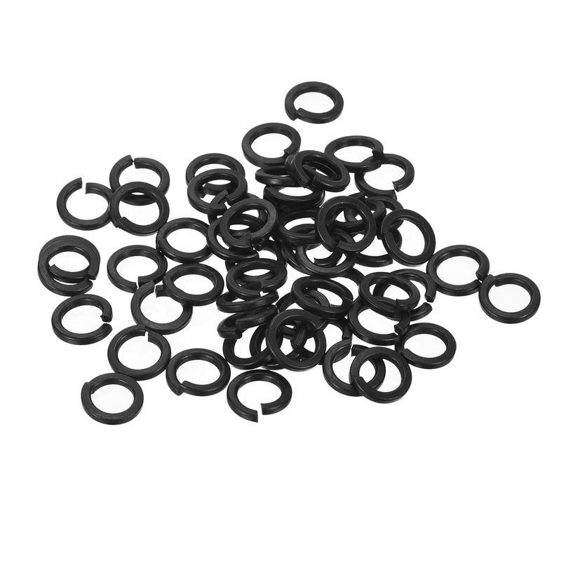 uxcell M5 304 Stainless Steel Split Lock Washers Spring Lock Washers ...
