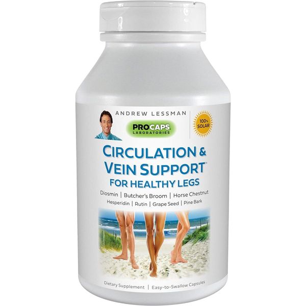 Andrew Lessman Circulation And Vein Support 60 Capsules Natural Relief ...