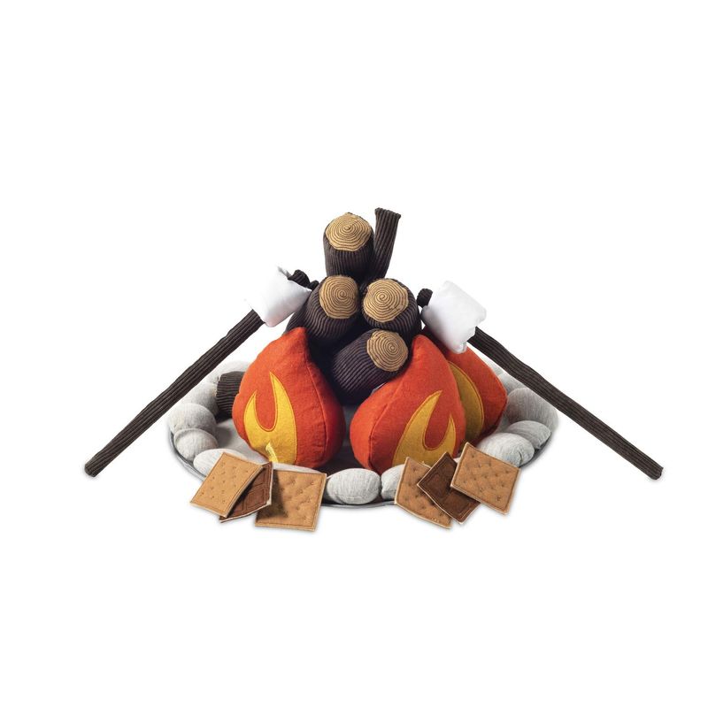 MindWare Oh So Fun! Plush Campfire Set - Kids Camping Toys with Pretend ...