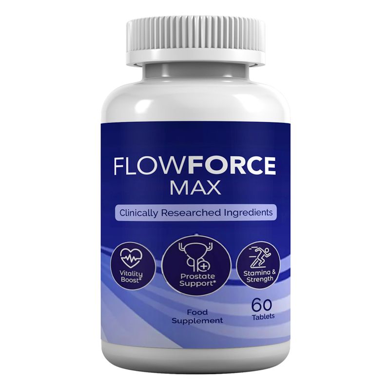 FlowForce Max Prostate Support Capsules, Urine Flow Formula, Reduces ...