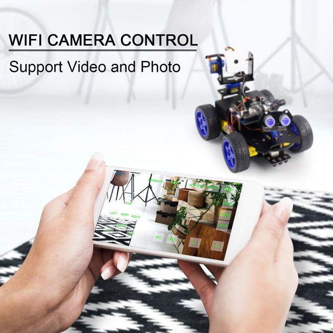 Remote Control Robot With Video Camera