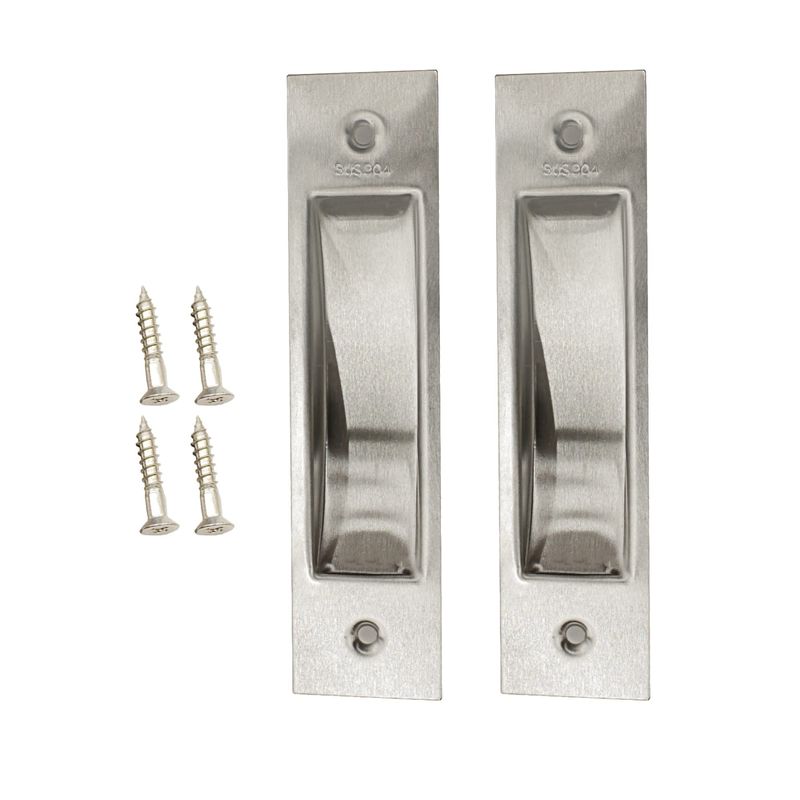SUS304 Sliding Door Handle Pull Stainless Steel Boat Bottom Pull 4.1 ...