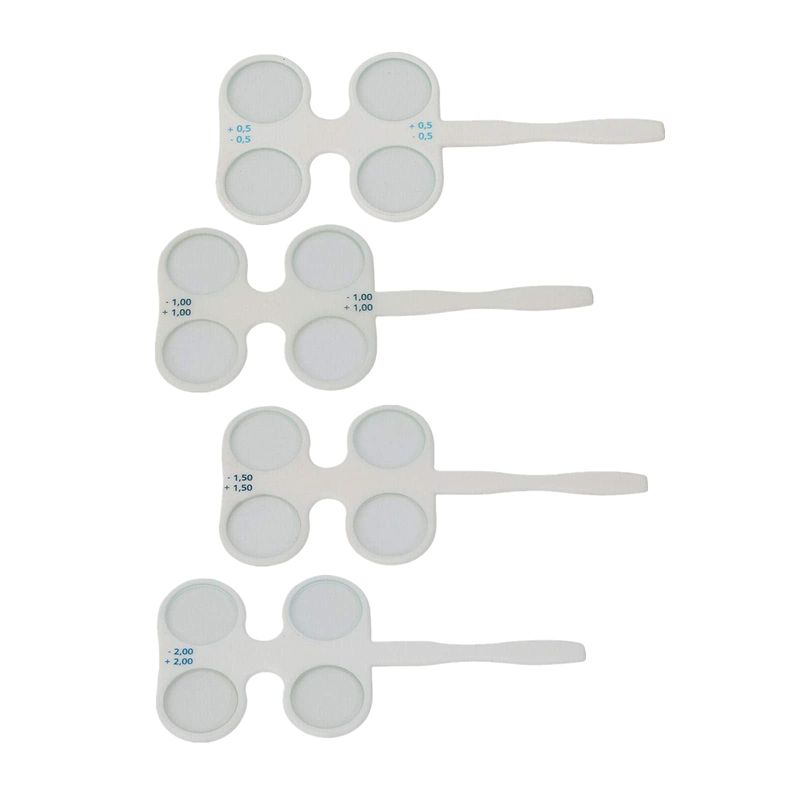 4 Units Optical Flipper Optometry Plastic Flip Trial Lens Plastic ...