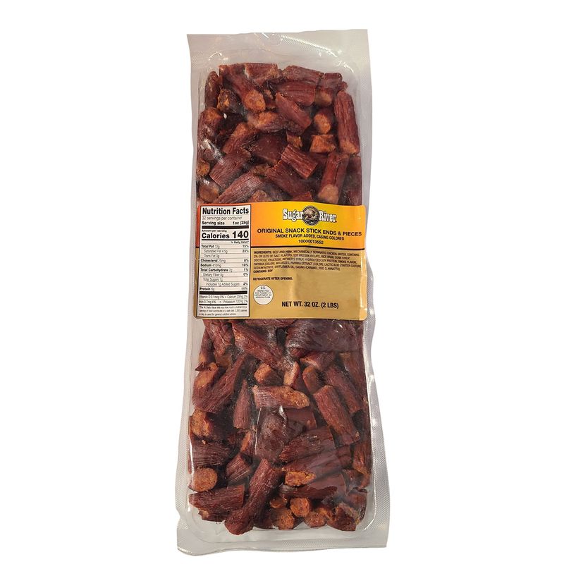 Sugar River Meat Snack Links Sticks Ends & Pieces 2 lbs (Original Snack ...
