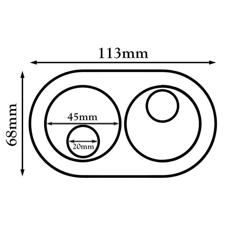 Double 20mm PVC White Radiator Plastic Water Pipe Cover Collar Rose ...