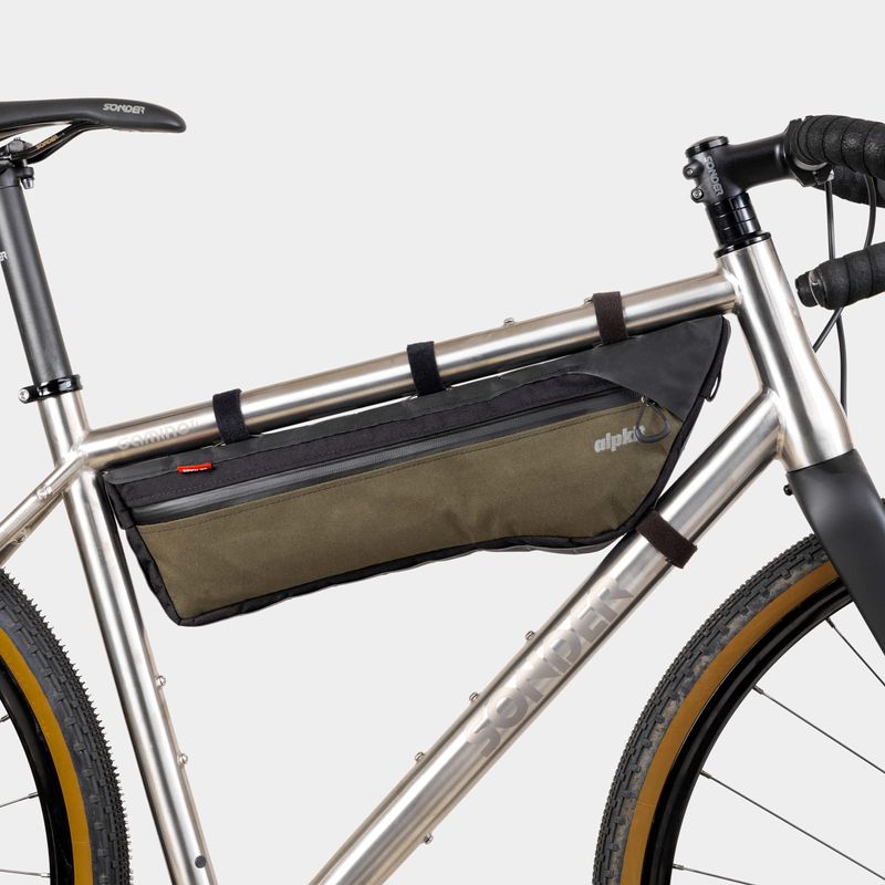 Alpkit Glider Weatherproof Road Bike Frame Bag (Storm Grey, 50 ...