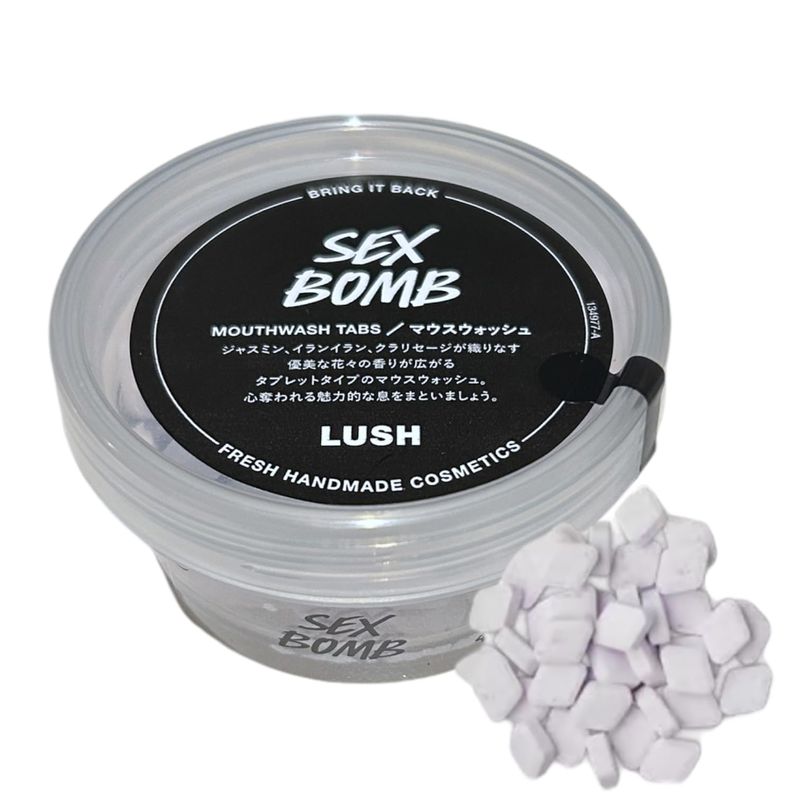 Lush Sex Bonb Sexy Dynamite Mouthwash Mouthwash Toothpaste Tablet Toothpaste Mouth Care