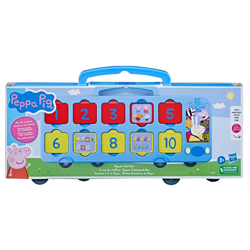 Peppa Pig Peppas Number Fun Bus Counting 1 to 10 Kids Toy - Online ...