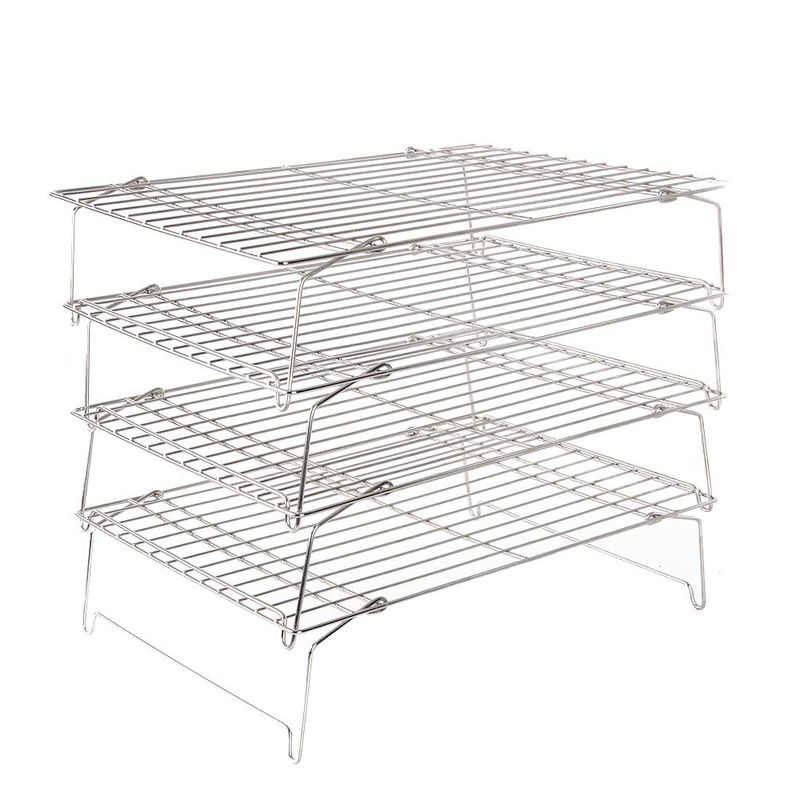 Flagship Cooling Baking Rack Set of 4, 100% 304 Stainless Steel Wire ...