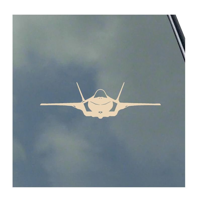 F-35A Lightning II Pilot Front Detailed Detailed Vinyl Sticker Decal ...