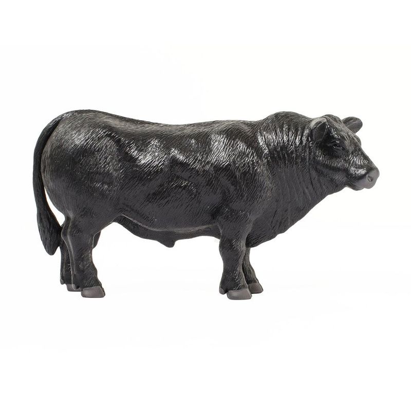 Little Buster Toys Angus Bull - Realistic Black Angus Bull, 1/16th ...