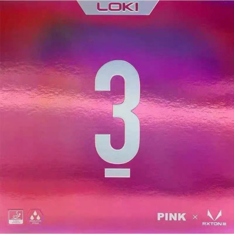 Loki RXTON 3 MAX Powder, Table Tennis Rubber, Ping Pong Sponge Rubber ...