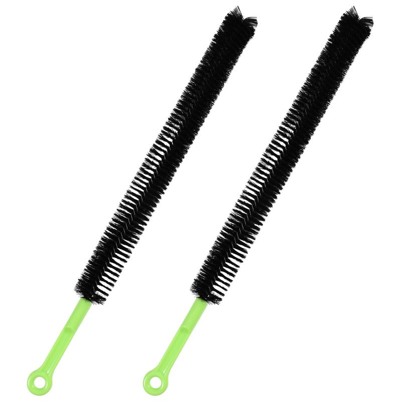 2pcs Sink Drain Brush, Bathroom Hair Clog Cleaner Nylon Stainless Steel ...