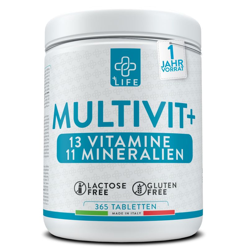 +LIFE - Multivitamin Tablets High Dose, Multivitamin Mineral Complex ...