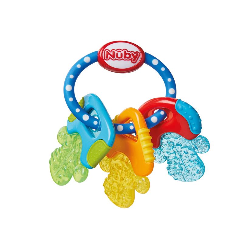 Nuby IcyBite™ Keys – Soothing Teether | Multiple Teething Surfaces ...