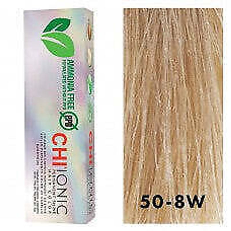 CHI IONIC Permanent Shine Hair Color 3oz 50-8W medium natural warm ...