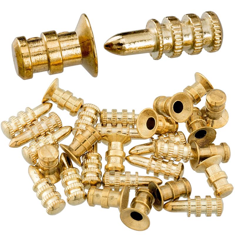 PAGOW 15 Packs Table Bolt Sleeve Connectors, Zinc Alloy Table Leaf ...