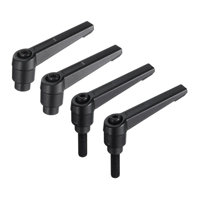 sourcing map 4pcs Clamping Lever Adjustable Handle Set Metric M6 x 20mm ...