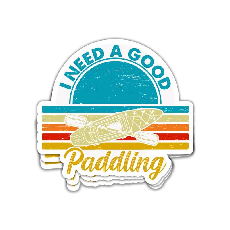 ULTRAVUTT 3Pcs - I Need a Good Paddling Sticker Canoe Paddling Kayakers ...
