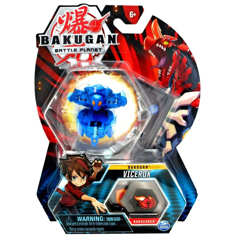 Bakugan, Vicerox, 2-inch Tall Collectible Transforming Creature, for ...