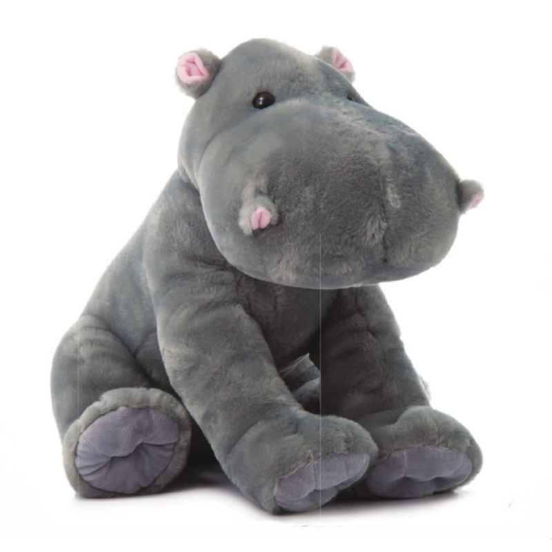 The Petting Zoo Hippo Stuffed Animal, Gifts for Kids, Wild Onez Zoo ...