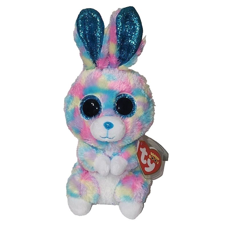Ty Beanie Boos HOPS the Easter Bunny Rabbit 6" NEW MWMT Plush Stuffed ...