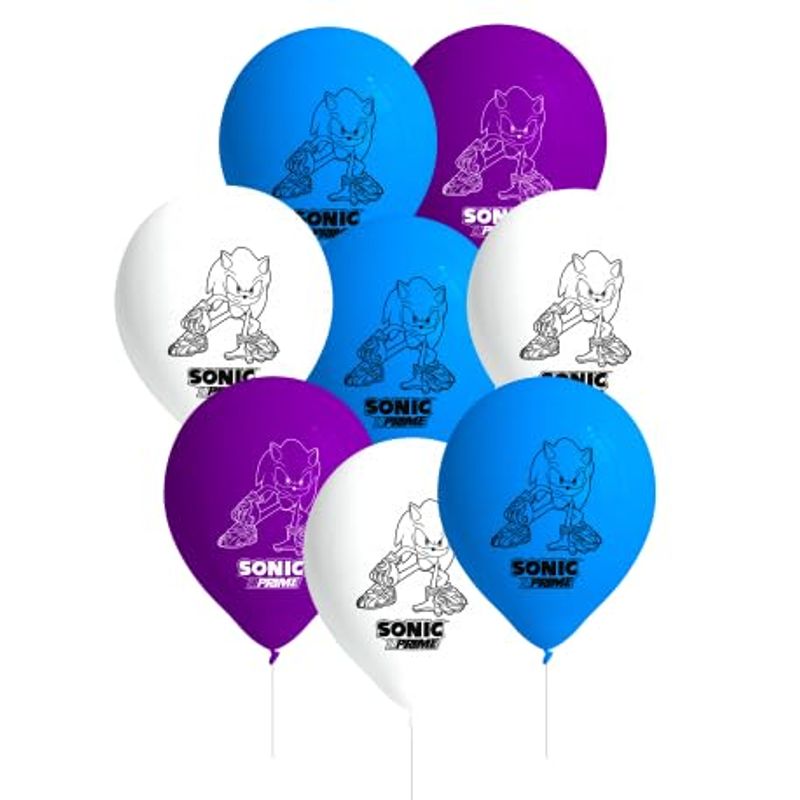 BeenSmile, Sonic Prime Latex Balloons, Latex Balloons, Children's ...